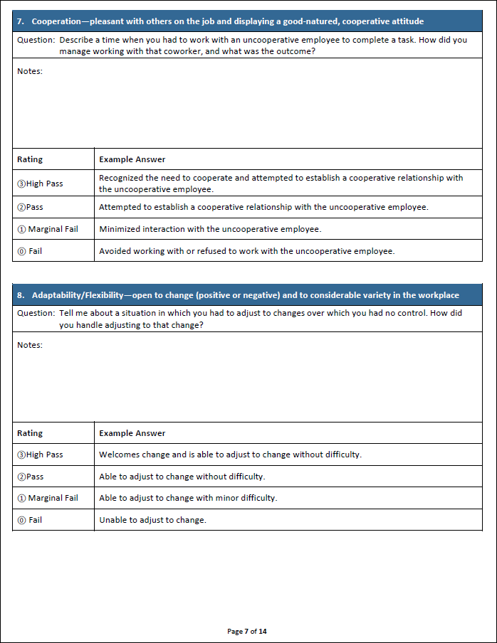 Restaurant Management Interview Tools